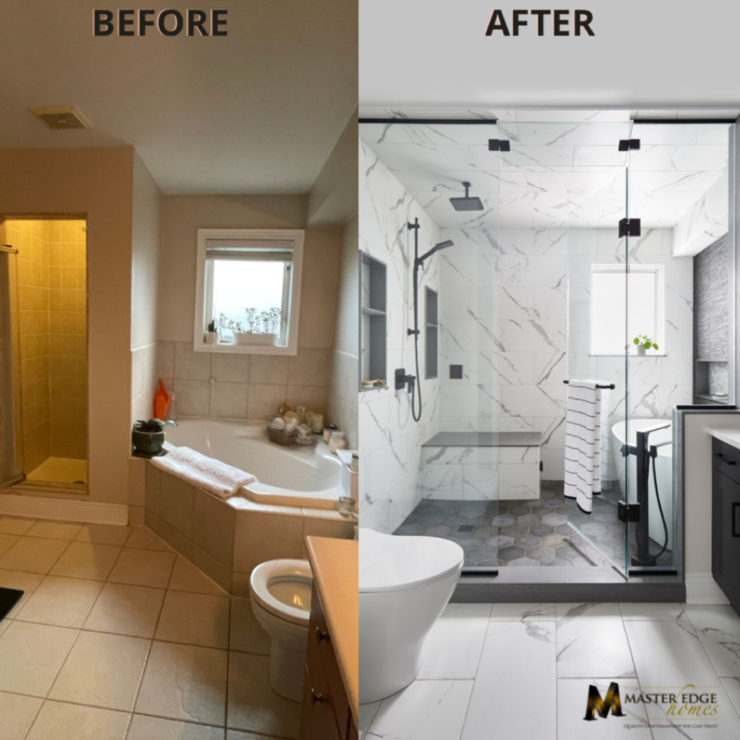 Three Different Bathrooms - Master Edge Homes